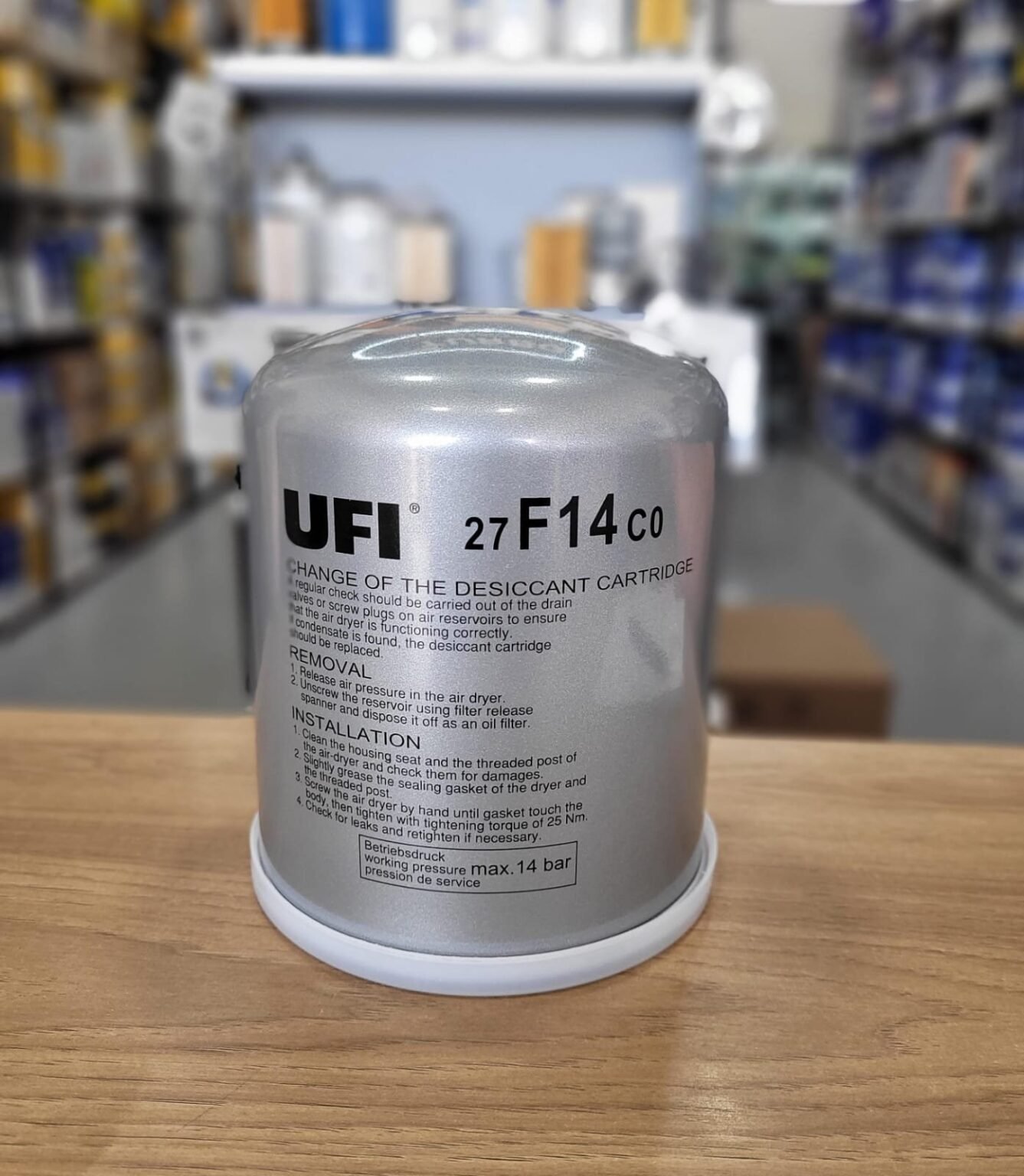 27.F14.C0 FILTRO SECADOR DE AR DAF - turbodieselrse.com.br